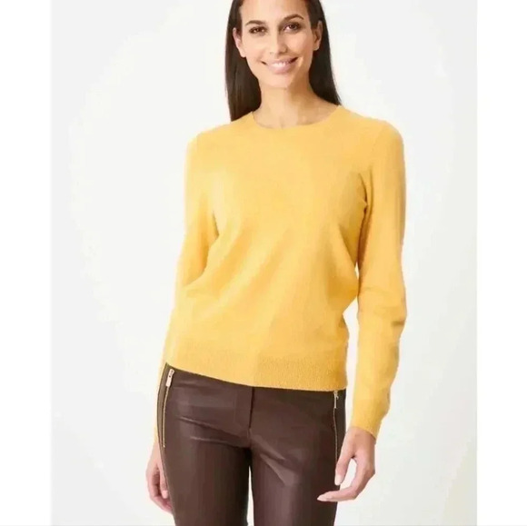 Tahari | Sweaters | Tahari Pure Luxe Soft And Luxurious Cashmere Golden ...